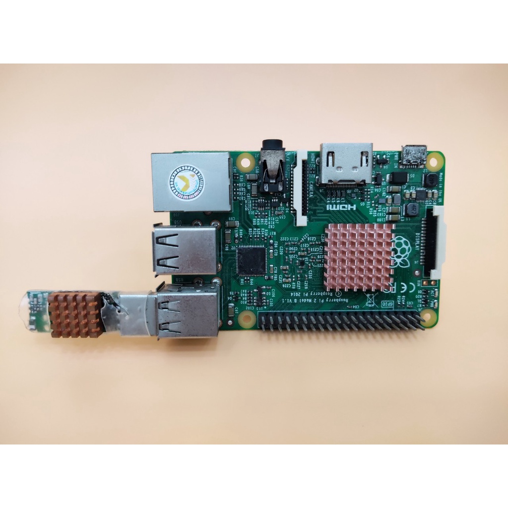 (Hàng demo) Bảng mạch Raspberry Pi 2 Model B V1.1 tặng kèm USB wifi ...