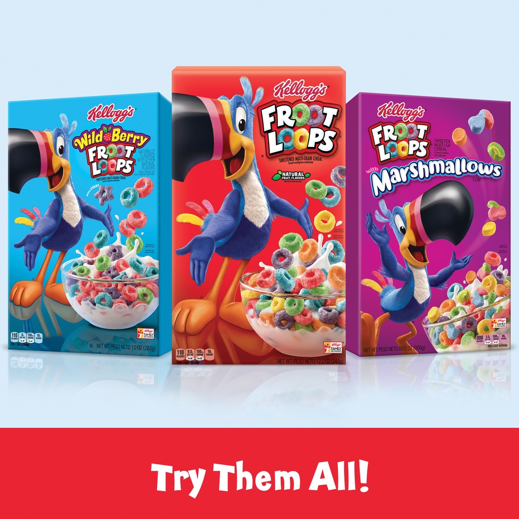 Mua Ngũ cốc (Cereal) Kellogg's Froot Loops with Marshmallows Fruit ...