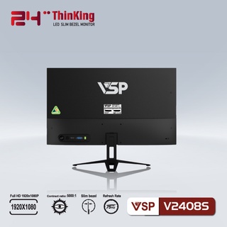 Màn hình VSP V2408S 24inch (23.8" VA FHD 75Hz, HDMI+VGA) Chính hãng phân phối | Shopee Việt Nam
