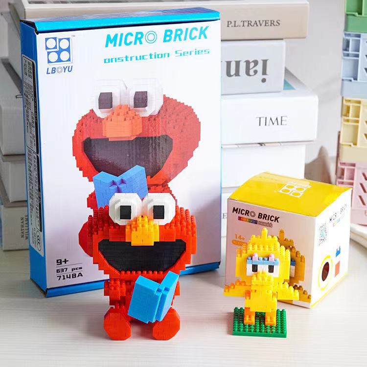 Mua Elmo. Cookie Monster. Bộ Đồ Chơi Lắp Ráp Lego Mini Kiểu Hoạt Hình ...