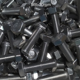 M8x15mm, M8x20, M8x30, M8x40 INOX 304 COMBO Bộ 20 Bu Long Con Tán 8mm ...