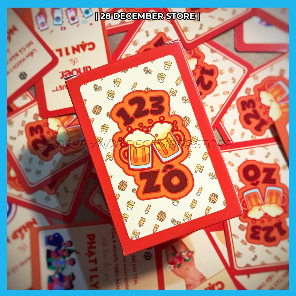 Bộ Bài 123 ZÔ - 48 Lá - Drinking Card Game Gắn Kết Tình Bạn Bùng Nổ ...