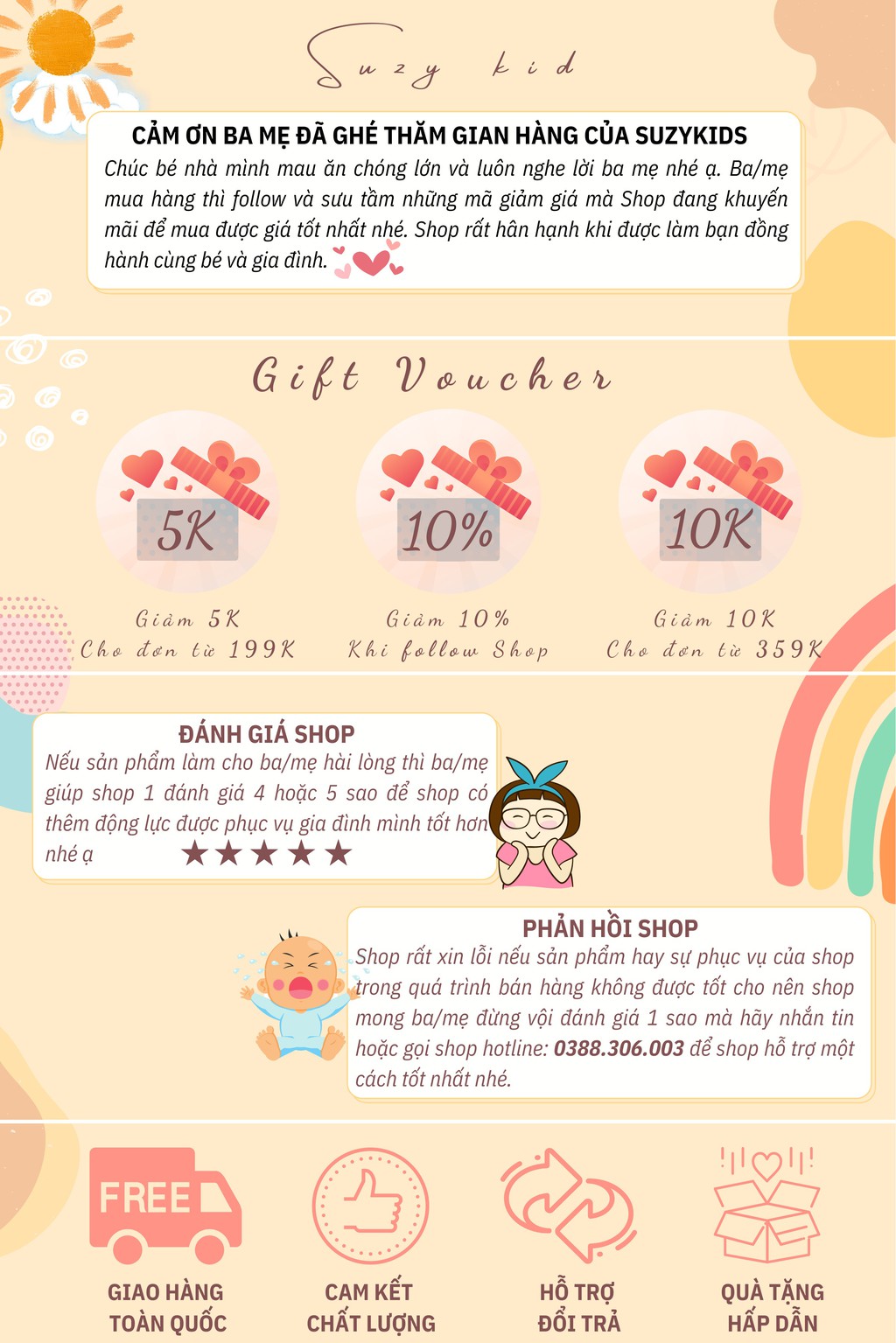 Suzy Kids - Thời Trang Cho Bé, Cửa hàng trực tuyến | Shopee Việt Nam