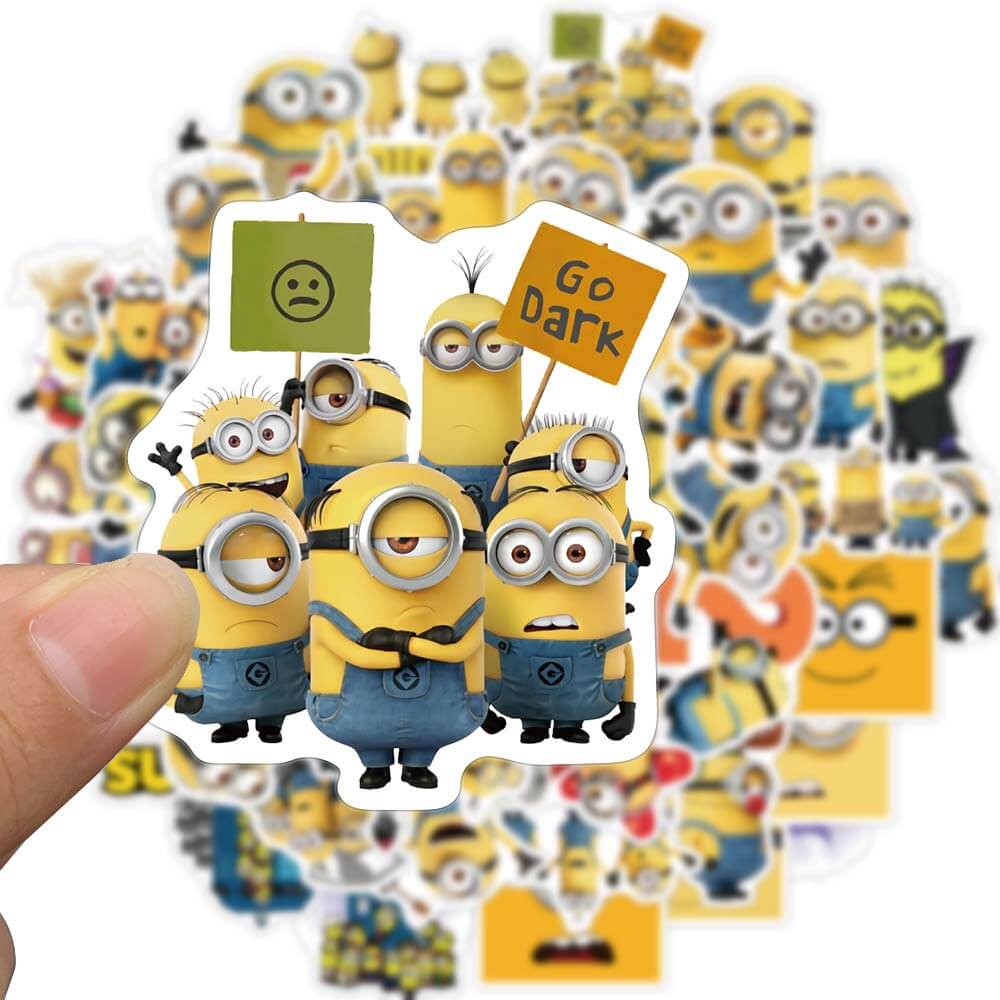 Mua Set 50 nhãn dán hình Minion dễ thương trang trí đồ thủ công chống ...