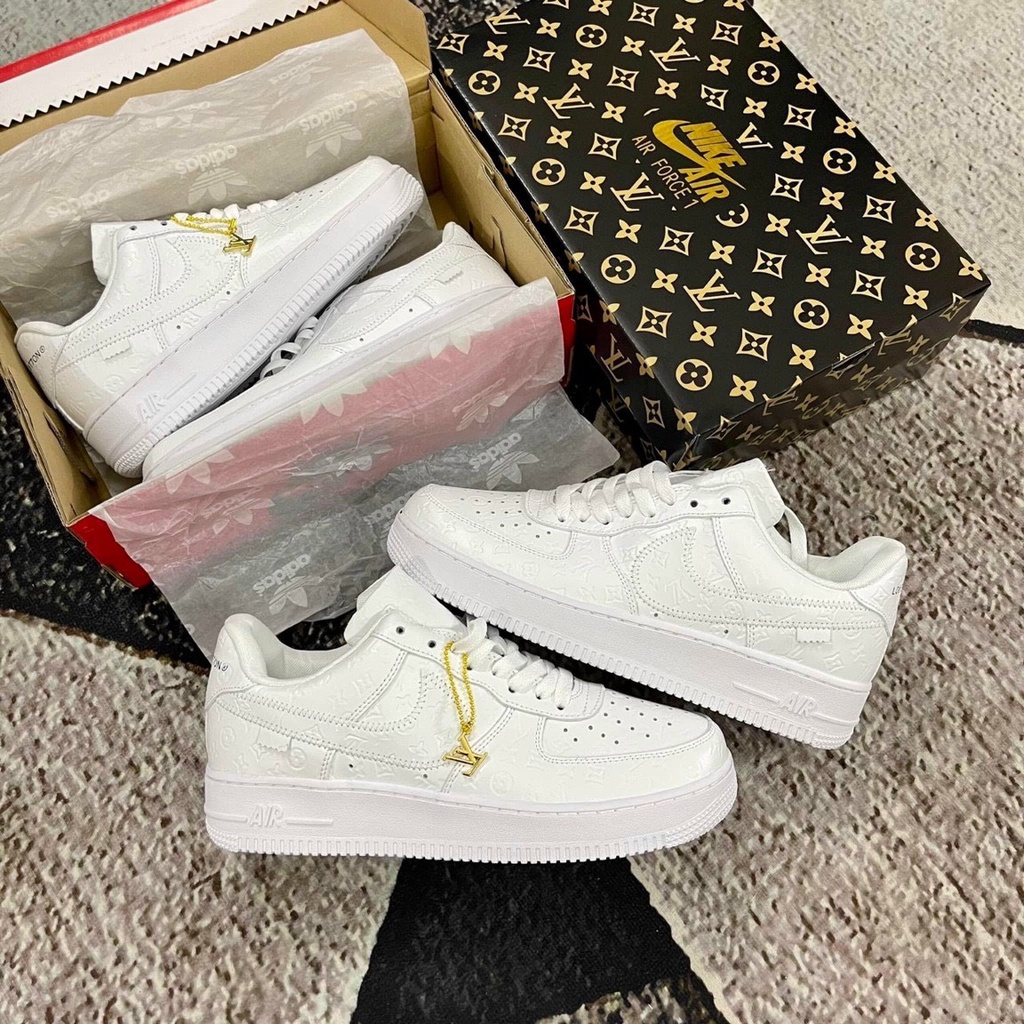 Mua Giày Nike_AirForce1 trắng phối LV bản best Trung (Full size - full Box) giá rẻ nhất | TecKi.Vn