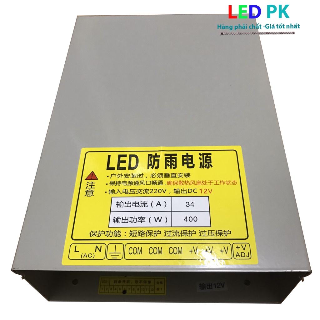 Mua Nguồn 12V 34A- 5V70A (400W) Sắt Tem Vàng Công suất Đủ ngoài trời ...