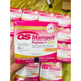 ️️️(Chính Hãng) GS Mamavit Prefolin + DHA + EPA - Vitamin tổng hợp cho ...