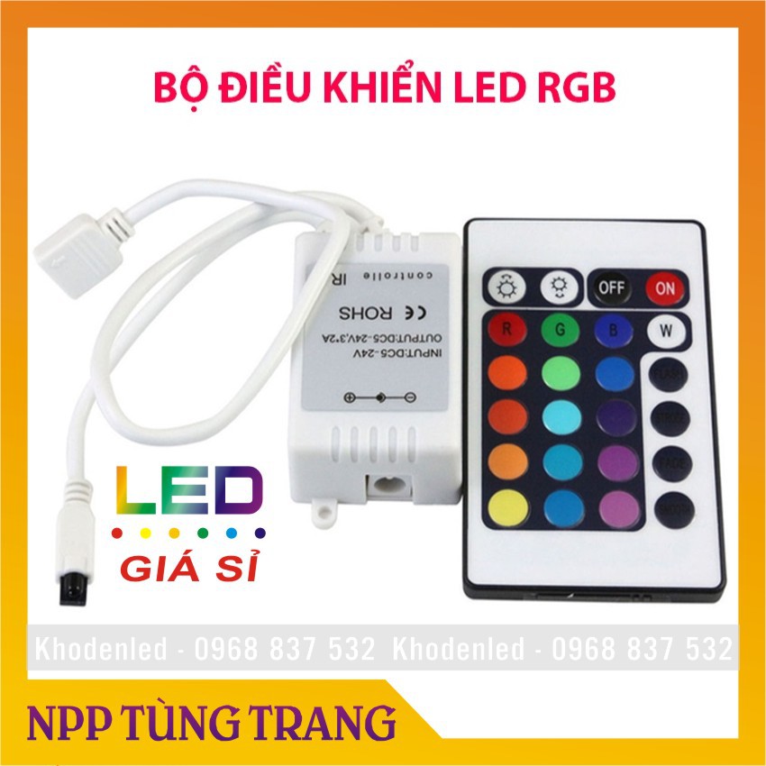 Bộ điều khiển led 7 màu RGB | Shopee Việt Nam