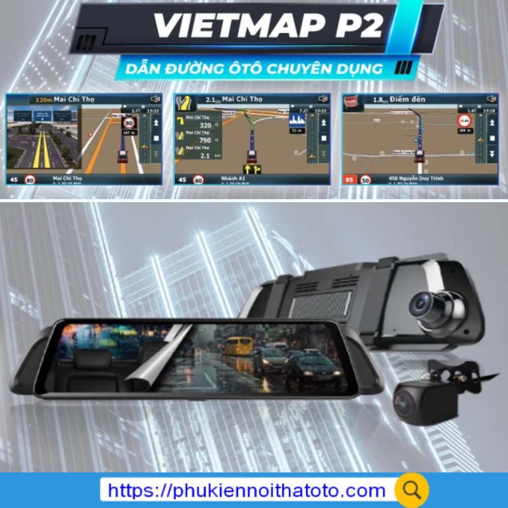 Mua Camera Hành Trình Vietmap iDVR P2 - Dẫn Đường S1- Điều Khiển Giọng ...