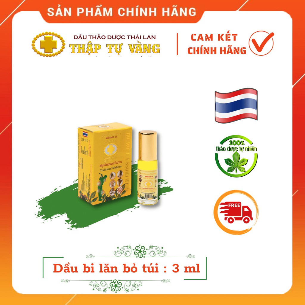 Mua [Chính Hãng GOLD CROSS YELLOW OIL THAILAND] giá rẻ nhất | TecKi.Vn