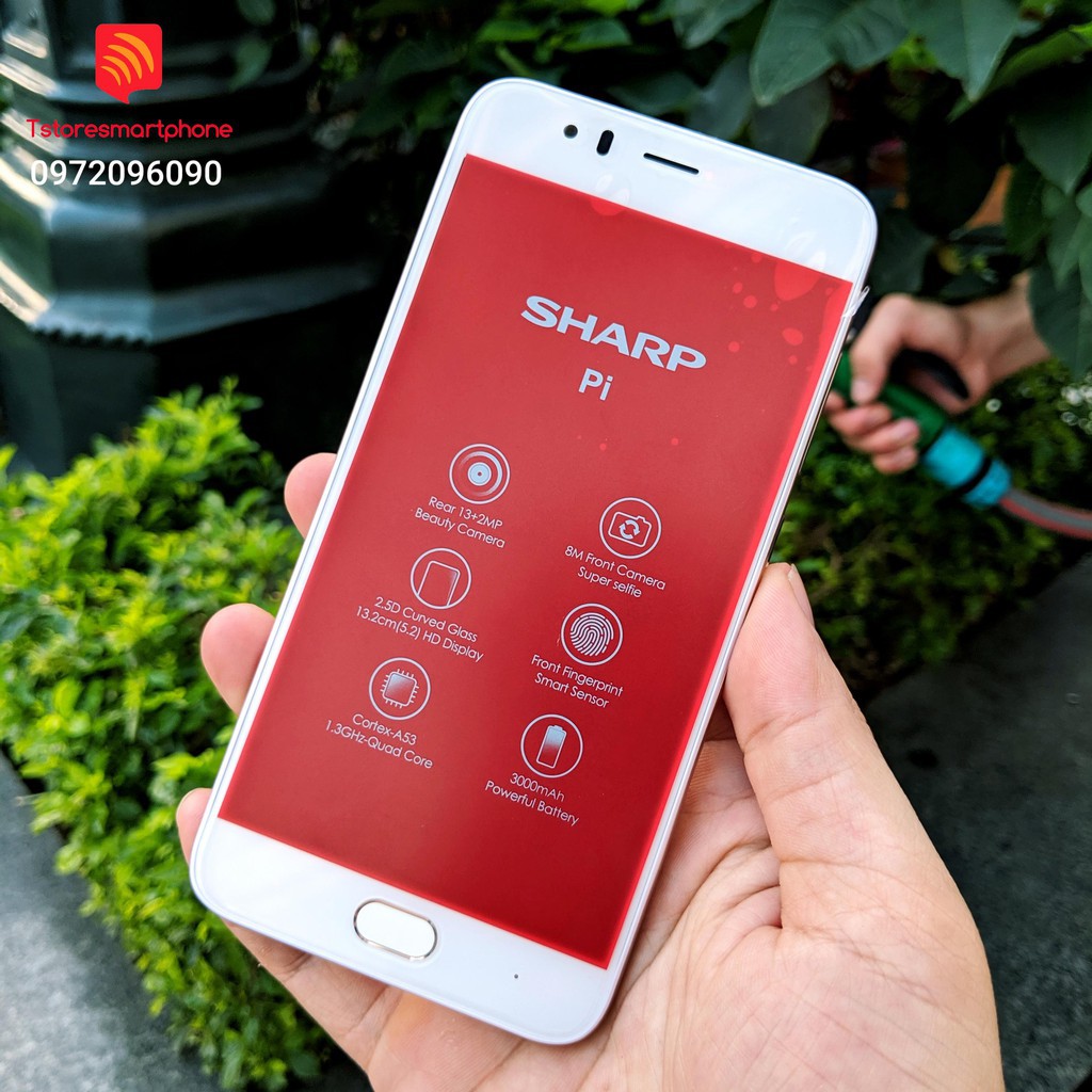 Điện thoại Sharp PI chính hãng 2 sim,camera kép,cảm biến vân tay ...
