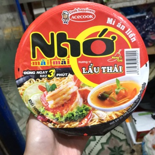 Mì Tôm Nhớ Lẩu Thái Dạng Bát Ăn Liền 84g | Shopee Việt Nam