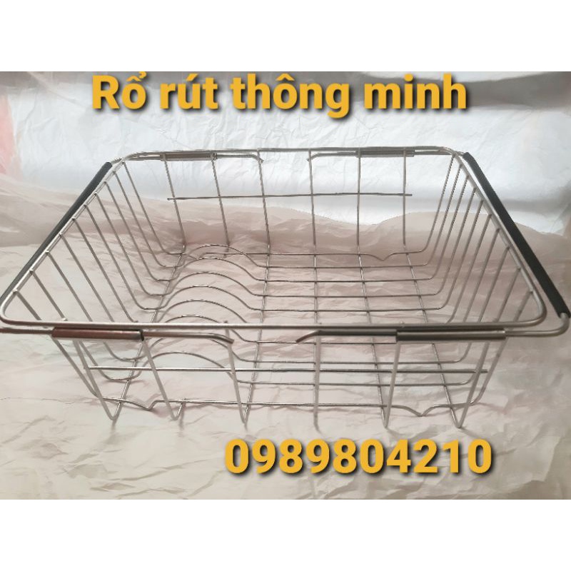 Mua Rổ Inox 304 Treo Bồn Rửa Chén, Úp Bát Rửa Rau Củ Đa Năng Có Thể ...