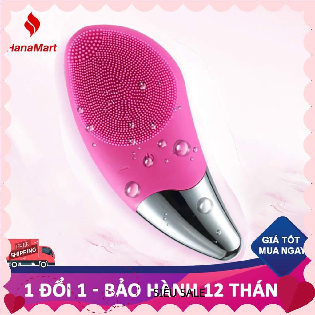 Máy rửa mặt mát xa mini cầm tay cho nam và nữ, dùng kèm sữa rửa mặt ...