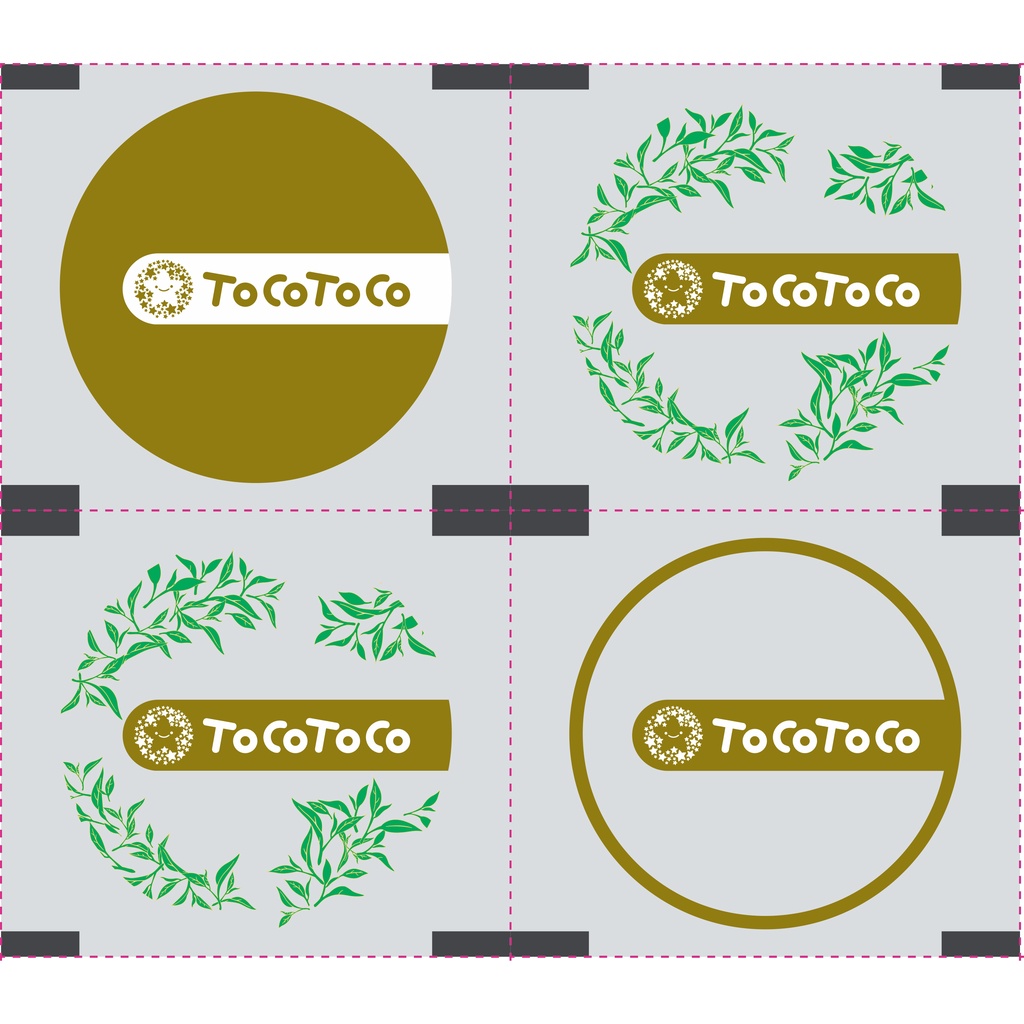 Mua Màng ép ly nhựa, màng dập cốc in màu nhũ đồng logo Tocotoco giá rẻ ...