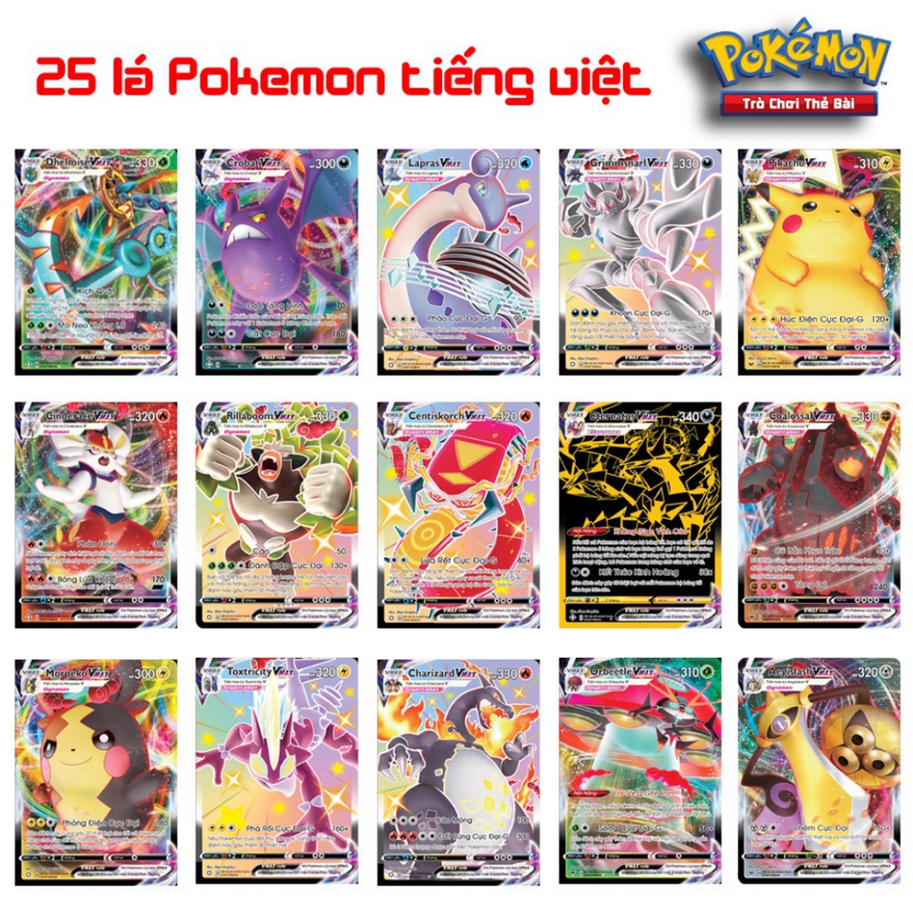 Mua Bài Poke'mon Tiếng Việt ️AnhKAI ️ Hộp bài Vmax Mini Box 1 giá rẻ ...