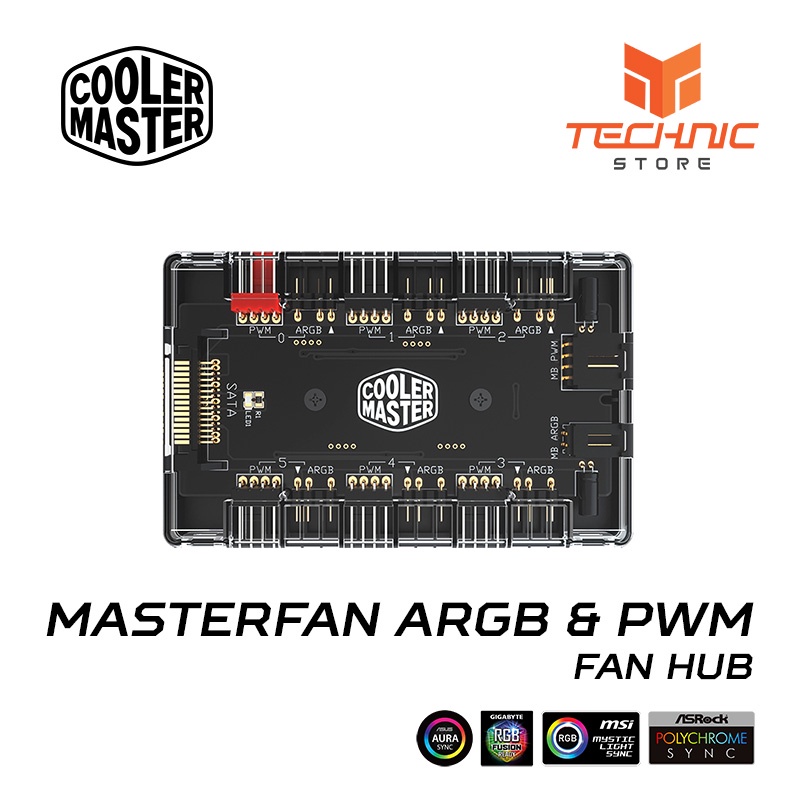 HUB Cooler Master MasterFan ARGB AND PWM | Shopee Việt Nam
