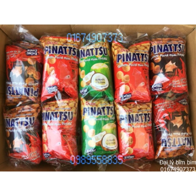 20 gói đậu phộng Oishi Pinatsu gói 48g | Shopee Việt Nam