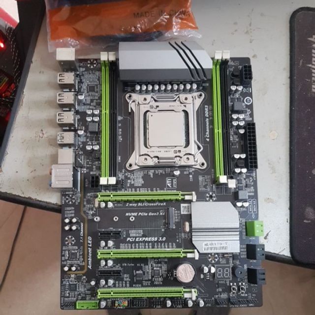 Main x79 oem socket 2011 hỗ trợ e5 26xx v1 v2 và i7 sovket 2011 v1 v2 ...