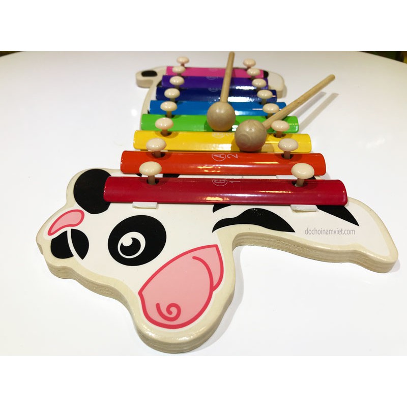 Mua Đàn gõ âm nhạc hình con bò sữa cho bé chơi cảm âm giá rẻ nhất ...