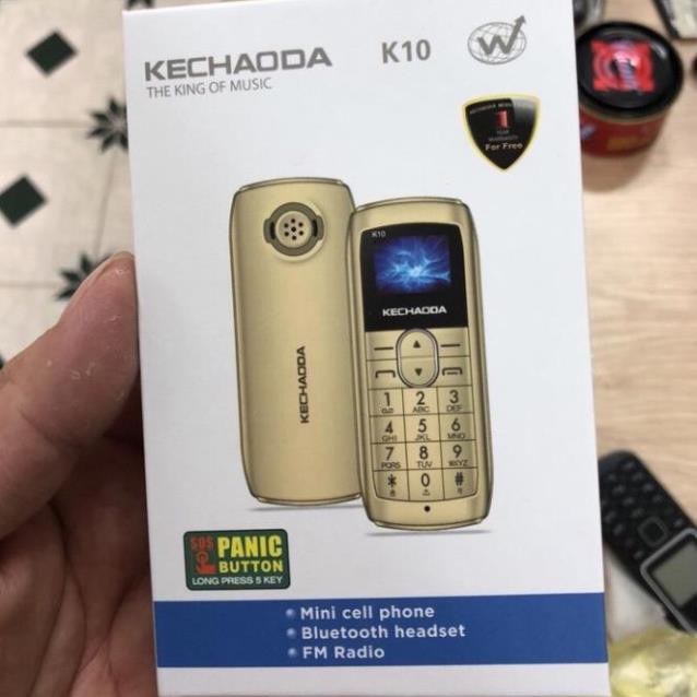 [KỊCH SÀN] Điện Thoại Mini Kechaoda K10 siêu nhỏ độc đáo Kiêm tai nghe ...