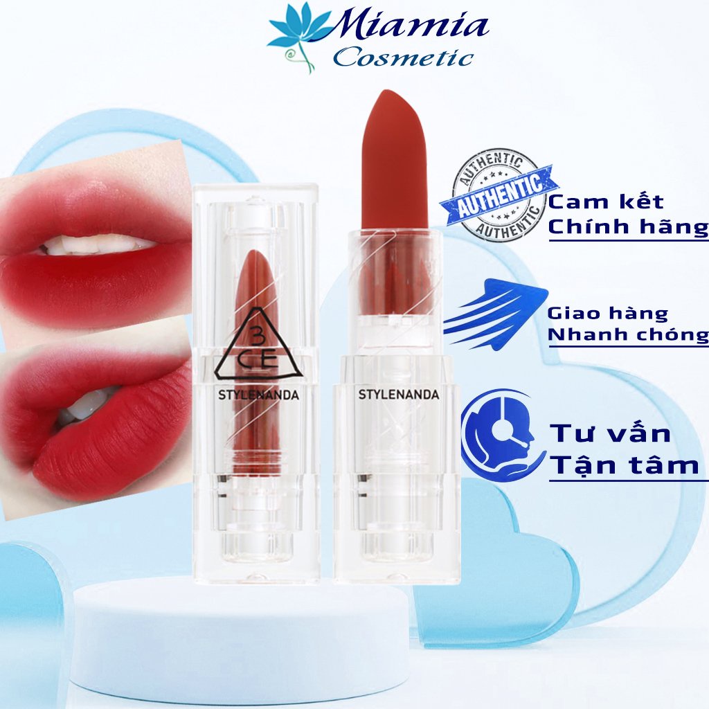 Mua Son Môi Thỏi Lì 3CE Soft Matte Lipstick Red Muse – Màu Đỏ Tươi Vỏ ...