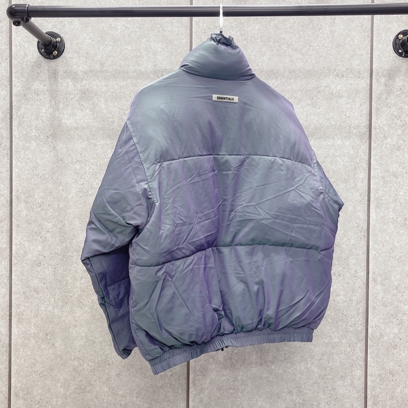 Mua - Áo phao FOG Fear of God ESSENTIALS Puffer Jacket Iridescent, áo ...