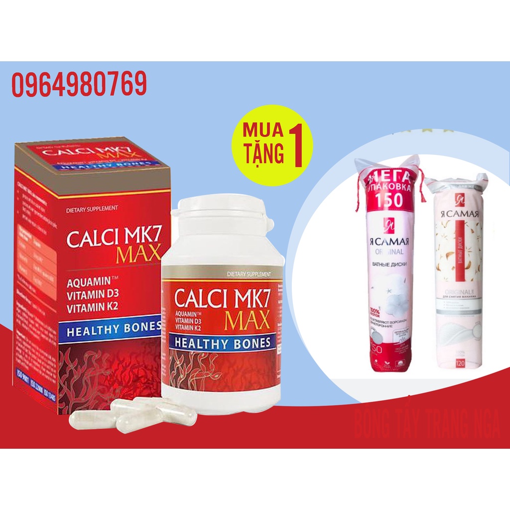 Mua Canxi tảo đỏ tự nhiên Calci MK7 Max, tăng chiều cao tuổi dậy thì ...