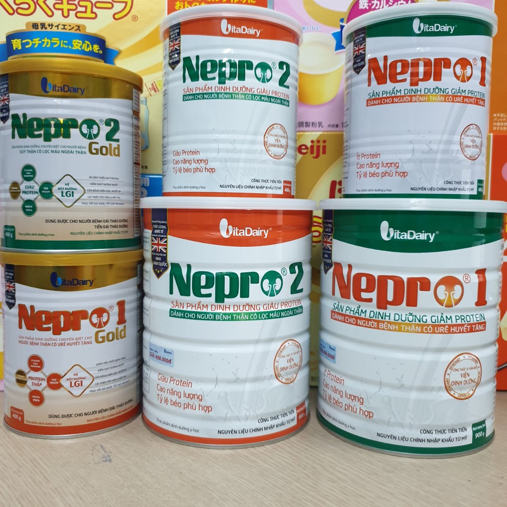 Sữa Nepro 1 Nepro 2 Hộp 900g - 400gr _ Nepro gold các loại Date mới ...