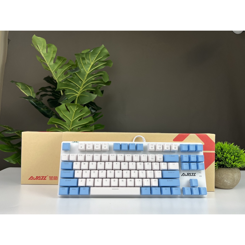 Bàn phím cơ Gaming Ajazz AK40 Multi LED red switch brown blue switch có dây chính hãng Ajazz-Bảo ...