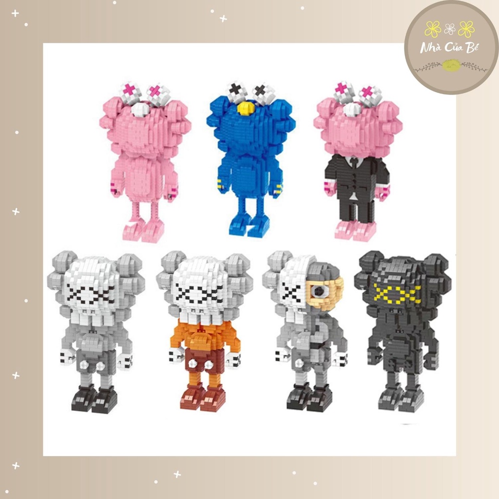 Mua Mô hình lắp ráp lego KAWS cho bé, nhân vật đường phố hot trend dùng ...