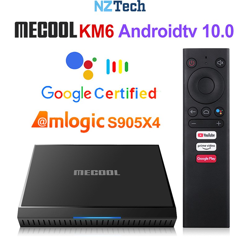Mua Android TV Box MECOOL KM6 phiên bản 2021 chạy Android 10 Chíp ...