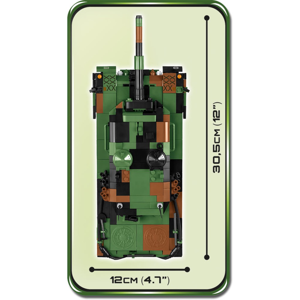 Đồ chơi lắp ráp Lego xe bánh xích - xe tăng - Tank Leopard 2 A4 COBI ...