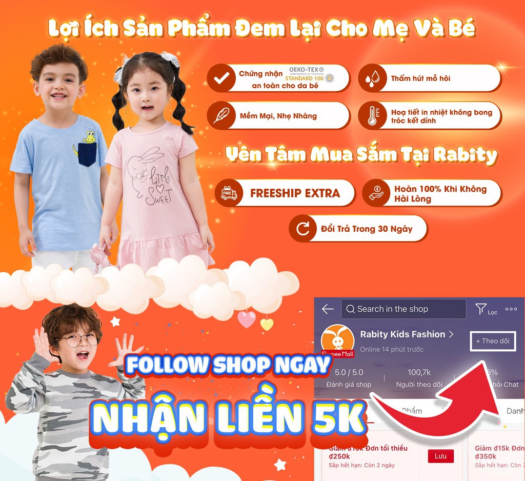 Rabity Kids Fashion - Shop online | Shopee Việt Nam