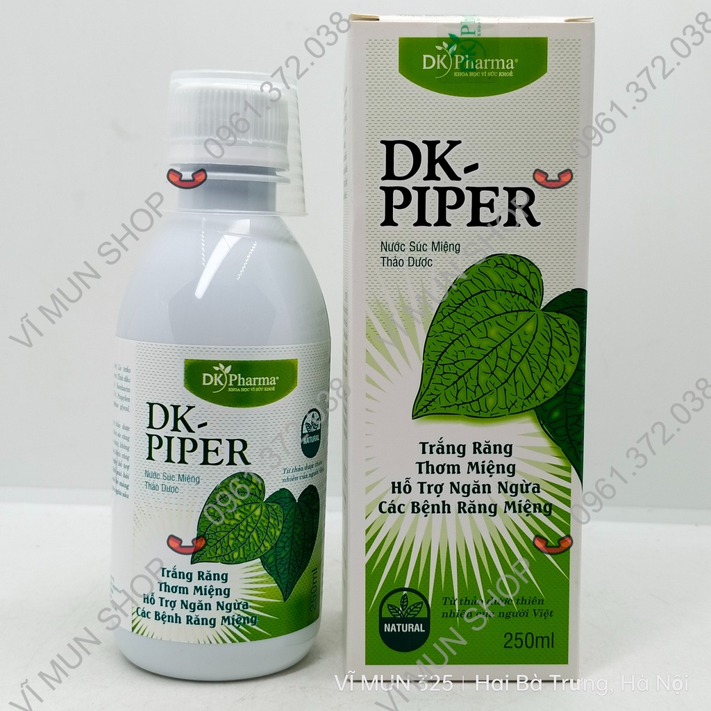 Nước súc miệng thảo dược DK Piper chai 250ml | Shopee Việt Nam