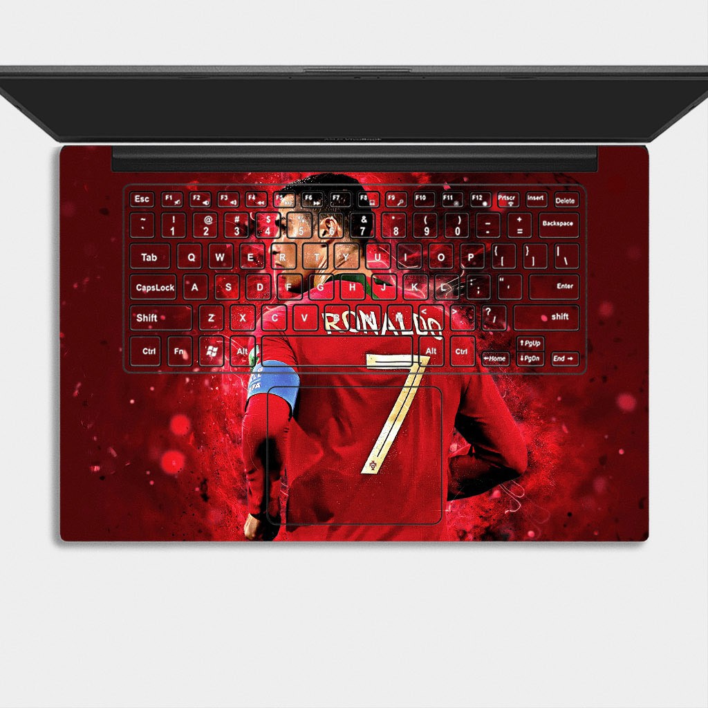 Bộ skin dán laptop mẫu Cr7 / Có mẫu decal dán cho tất cả các hãng máy ...