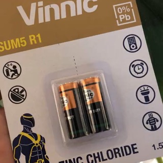 Viên pin Vinic SUM5 R1 - Vinnic Extra Heavy Duty Battery / Pin N 1,5v ...