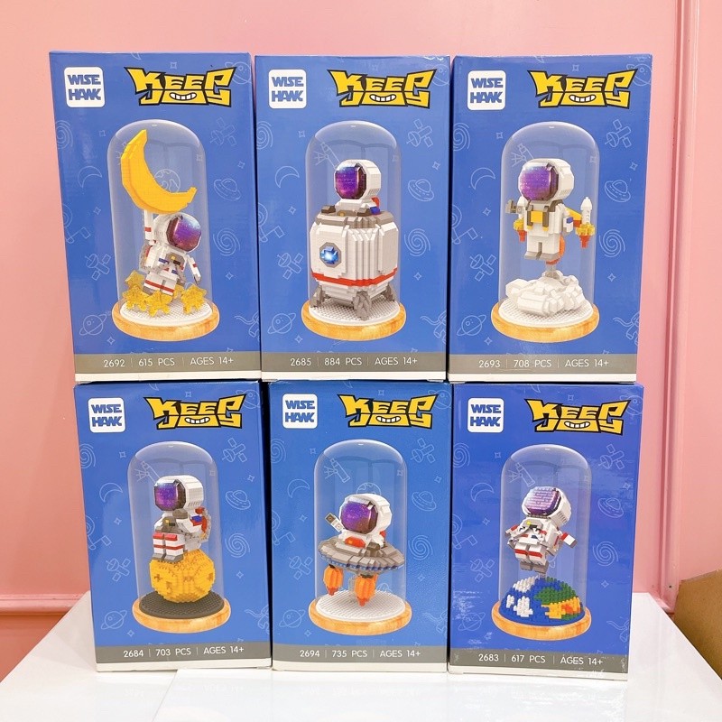 Bộ xếp hình Wise hawk - Phi hành gia | Shopee Việt Nam