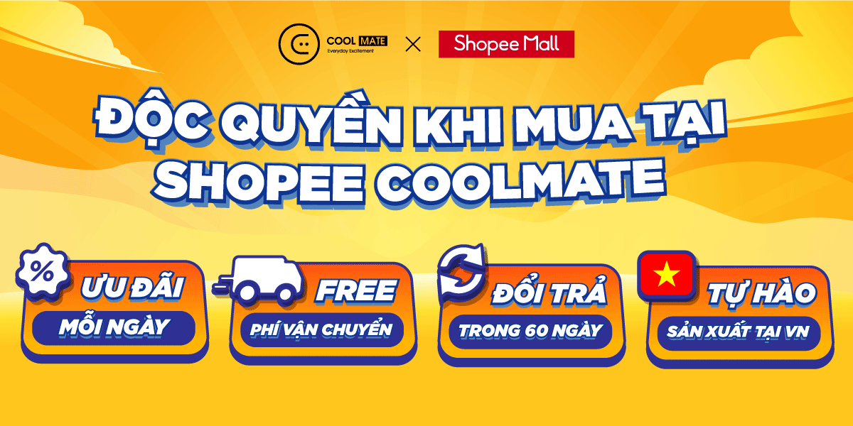 Mã giảm giá Coolmate + Khuyến mãi mới nhất tháng 12/2022