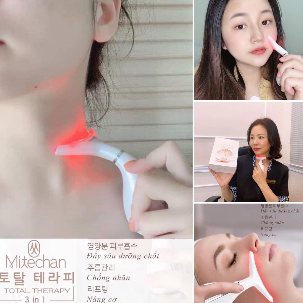 MÁY ĐIỆN DI NÂNG CƠ CHỐNG NHĂN ĐẨY SÂU TINH CHẤT TOTAL THERAPY 3 IN 1 MITECHAN | HolCim - Kênh ...