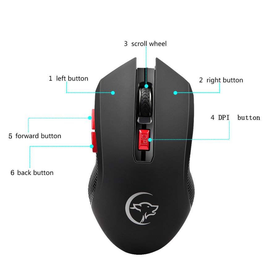 Chuột Máy Vi Tính PC Con Chuột Không Dây G817 Chuột Gaming Mouse Chuyên ...
