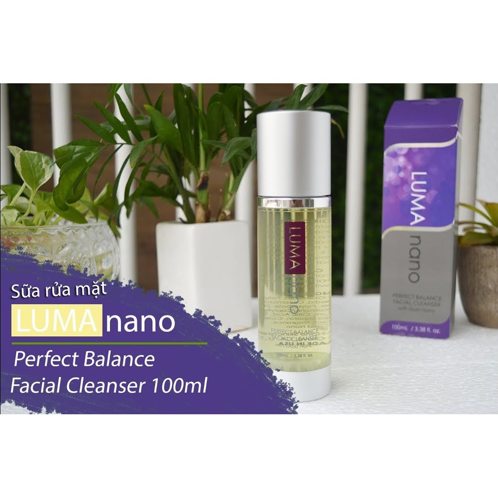 Sữa rửa mặt Luma Nano Perfect Balance Facial Cleanser Gold Nano 100ml ...