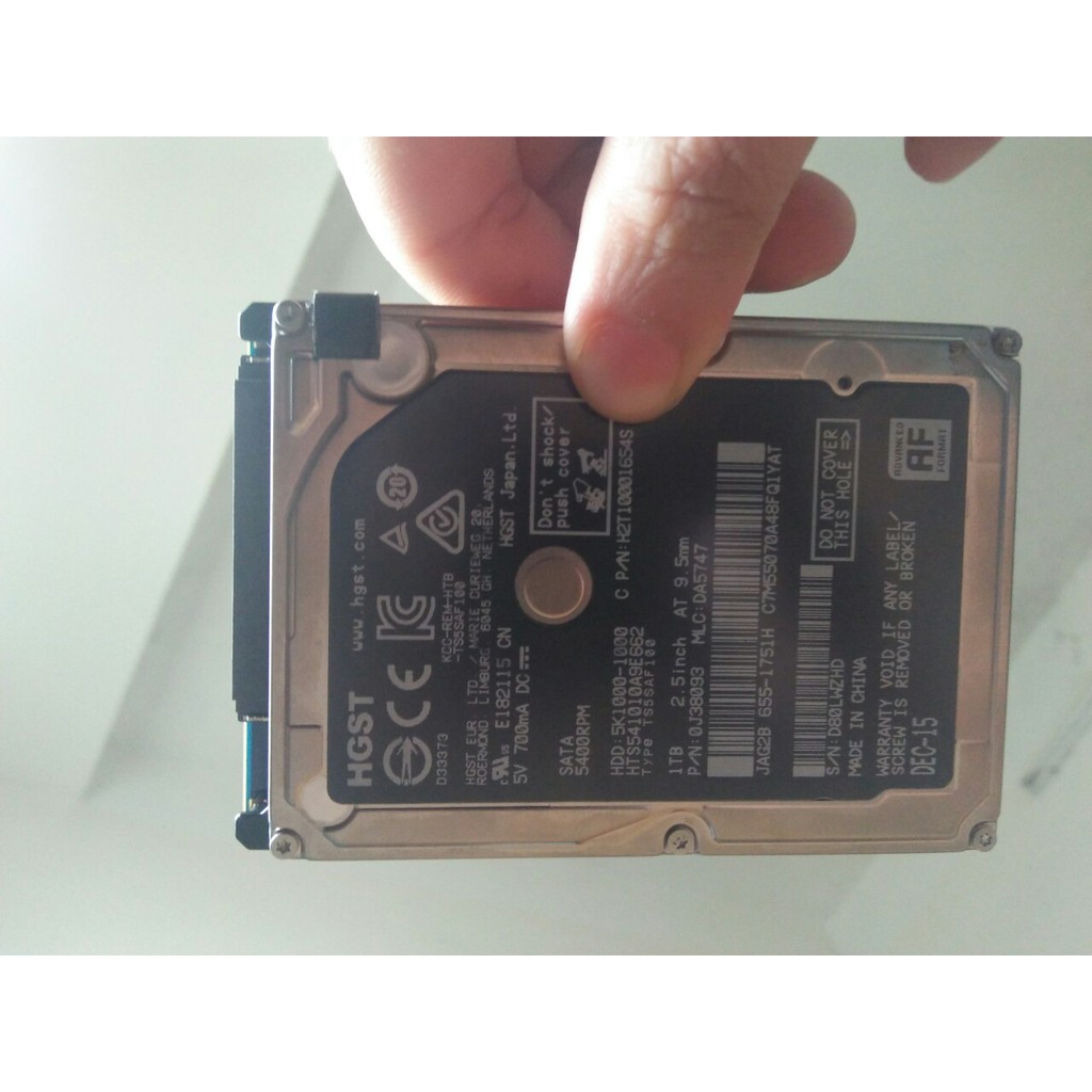 Ổ cứng laptop HGST 1TB 2.5inch 5400rpm hàng chuẩn | Shopee Việt Nam