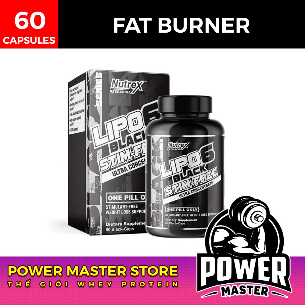 NUTREX LIPO6 STIM FREE - LIPO 6 ĐỐT MỠ KHÔNG CHỨA CAFFEINE (60 VIÊN ...
