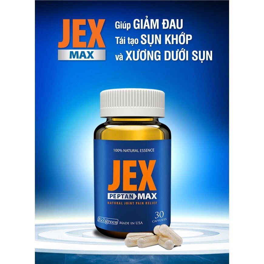 [CHÍNH HÃNG] JEX MAX giảm đau tái tạo sụn khớp | Shopee Việt Nam