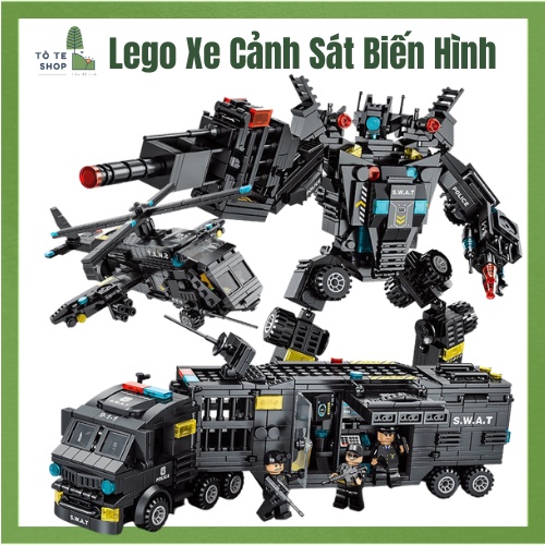 Mua BỘ ĐỒ CHƠI XẾP HÌNH LEGO CẢNH SÁT, XẾP HÌNH TRỰC THĂNG, LEGO ROBOT ...