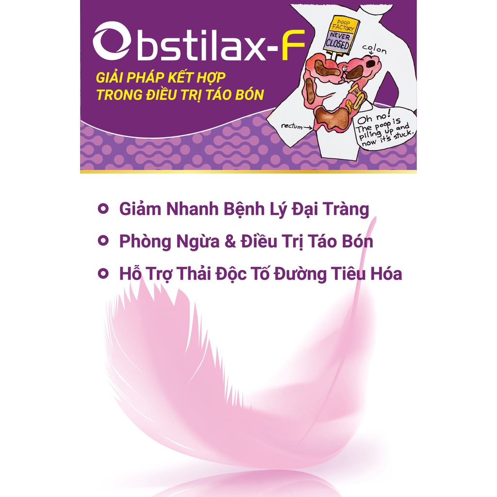 Mua Obstilax-F Hỗ Trợ Phòng Ngừa và Điều Trị Táo Bón (Hộp 30 viên) giá ...