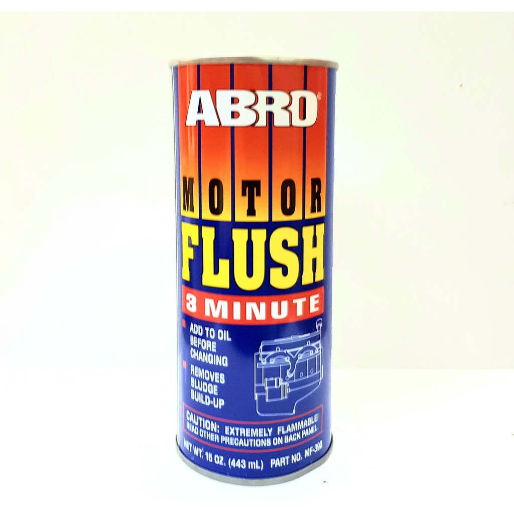 Súc rửa động cơ dạng lon ABRO MOTOR Flush 443ml | Shopee Việt Nam