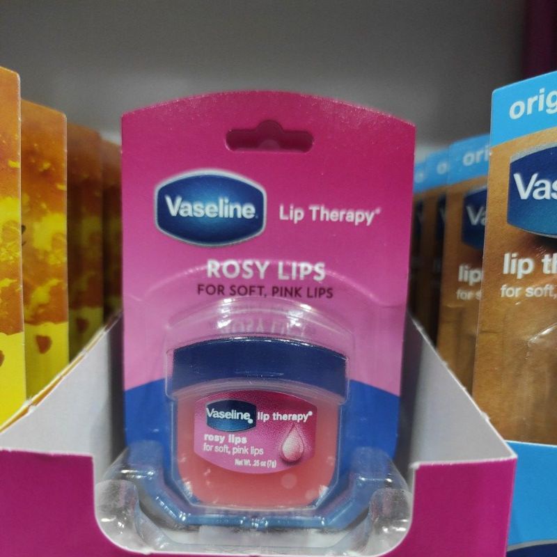 Hộp vaseline hồng dưỡng môi 7g | Shopee Việt Nam