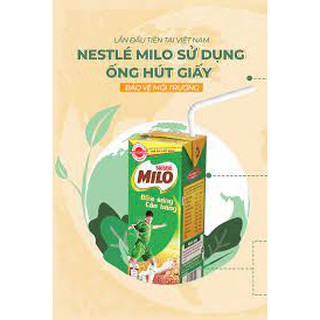 Lốc 10 hộp Milo bữa sáng cân bằng 180ml (ống hút giấy) | Shopee Việt Nam